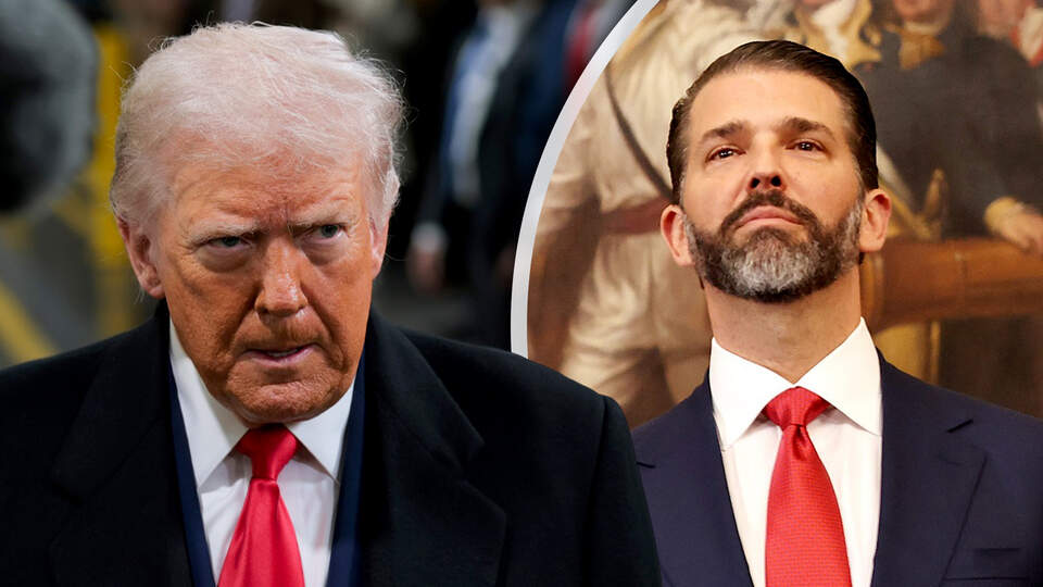 Trump mist bruiloft van zoon Don Jr. wegens zijn ’liefde voor de VS ...