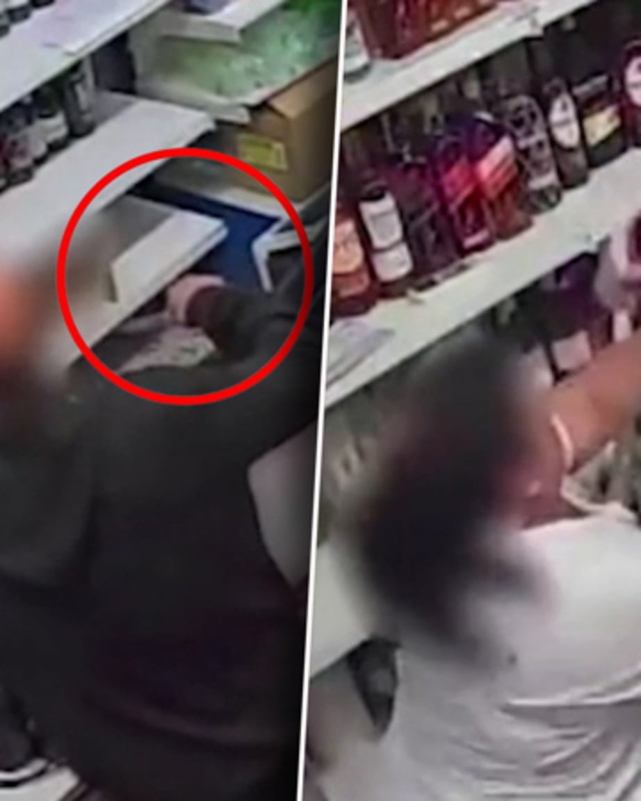 Vrouw vecht terug met stoel tijdens gewapende winkeloverval | De Telegraaf