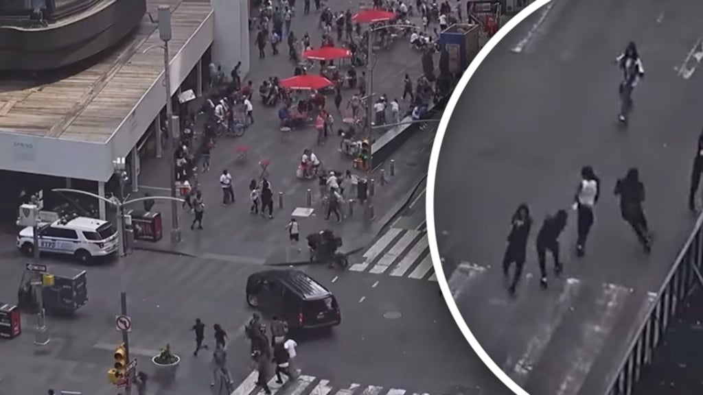 Paniek in New York: schietincident op Times Square | De Telegraaf