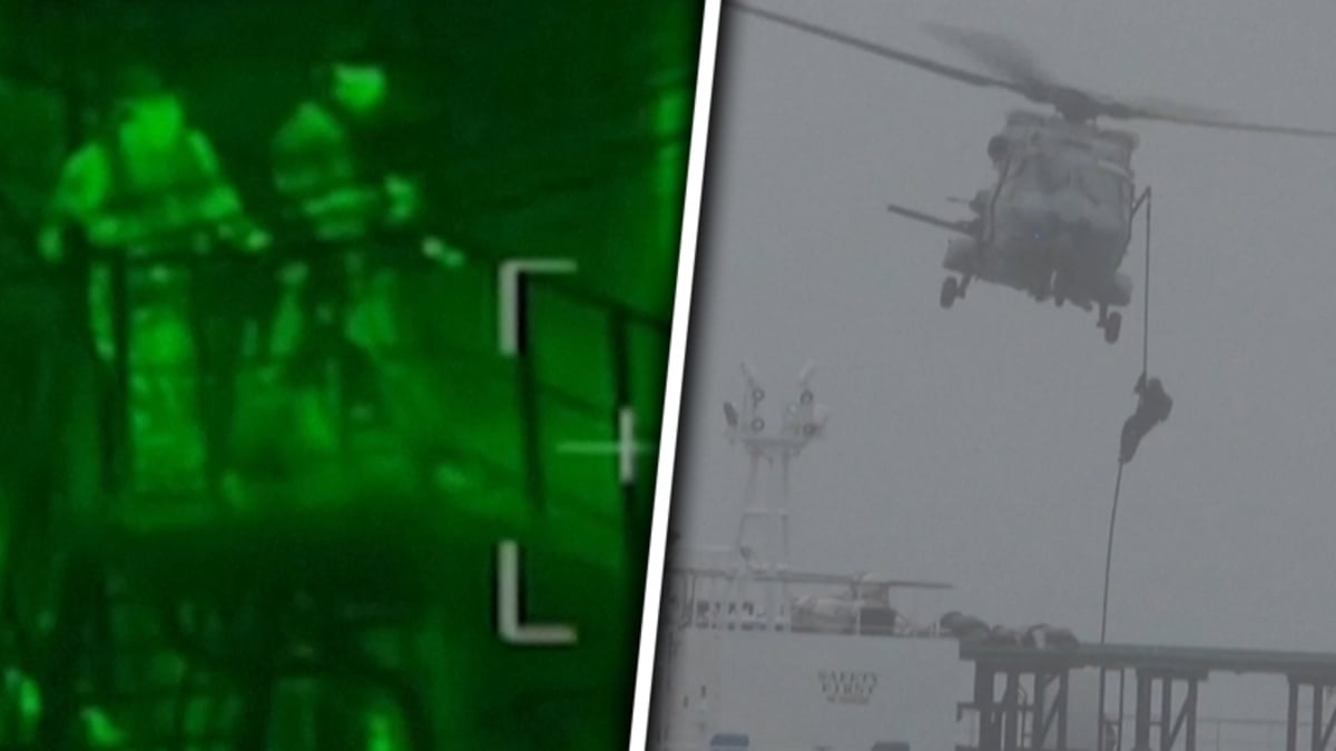 Frans leger deelt beelden: schip dat valt onder sancties Rusland ...