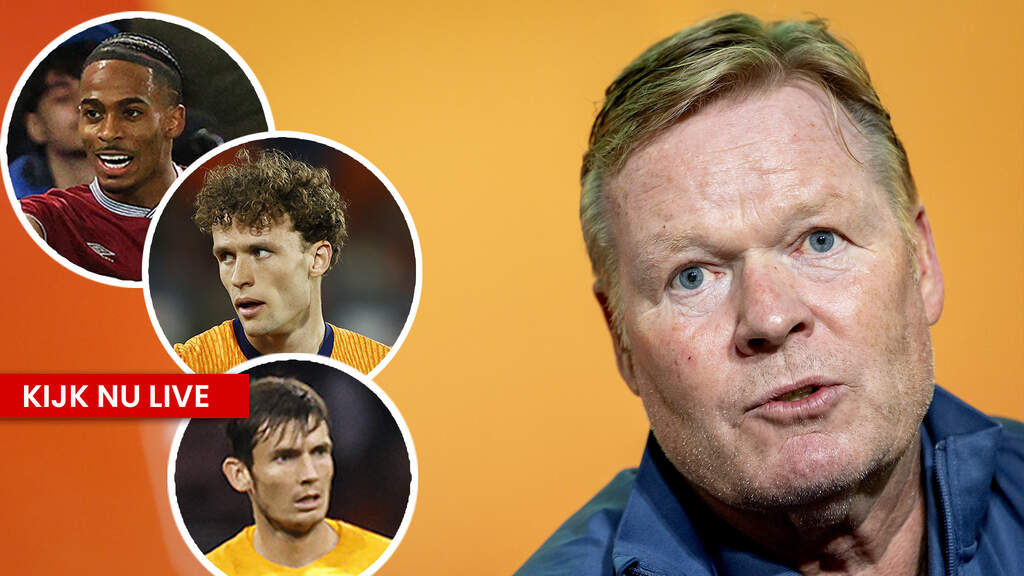 KIJK LIVE: Bondscoach Ronald Koeman licht WK-selectie Nederlands Elftal ...