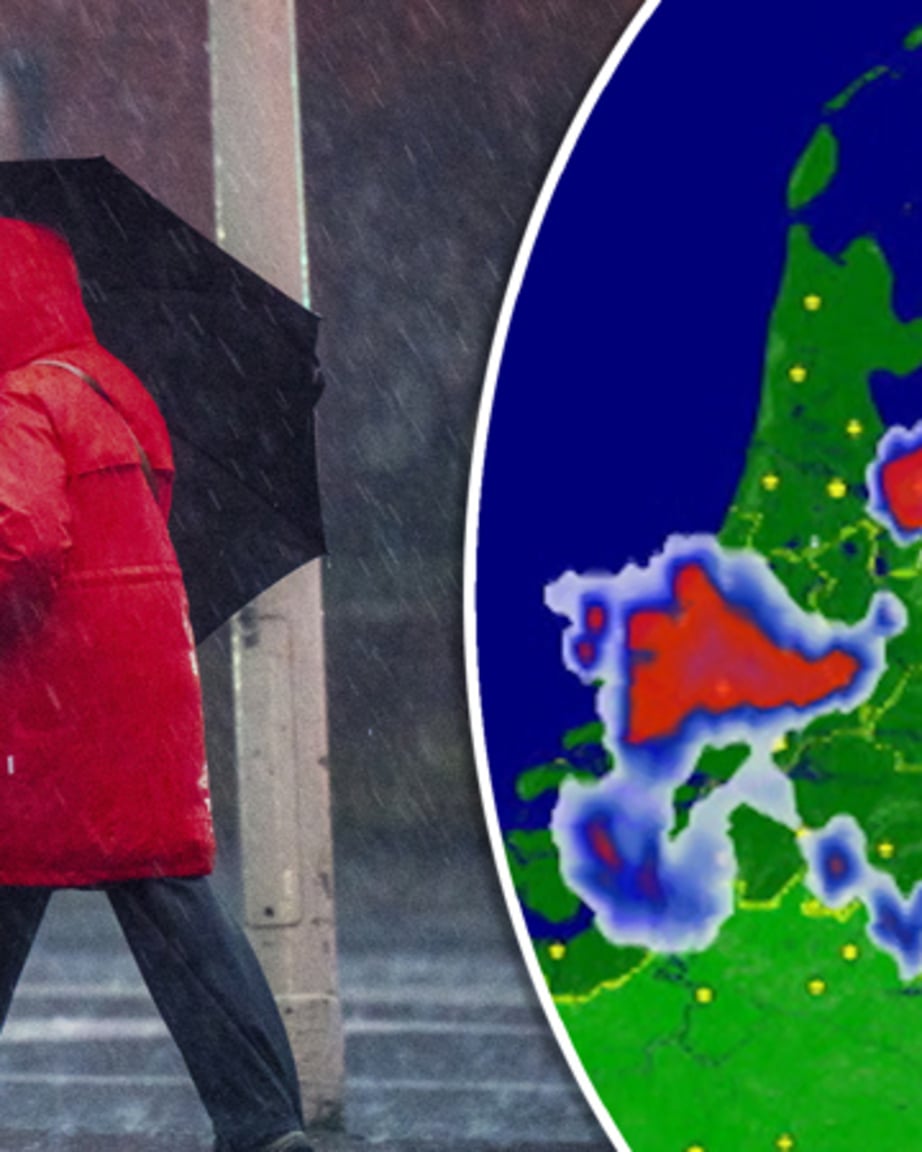 Na bloedhete dag dreigen regen en zware onweersbuien: hier geldt code ...