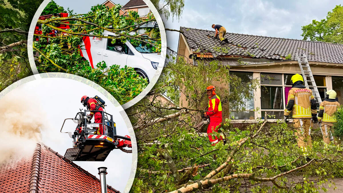 Stormschade aan huis of auto? Dit moet je direct doen | De Telegraaf