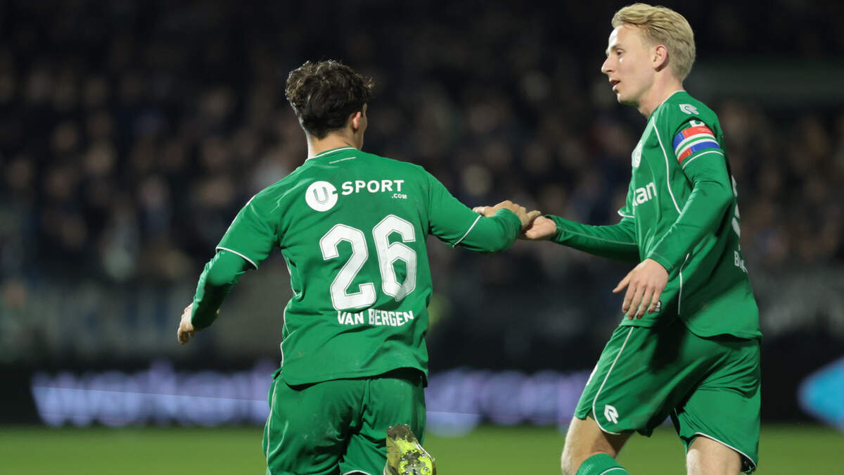 PEC Zwolle en FC Groningen spelen gelijk: 1-1 in Eredivisie | De Telegraaf